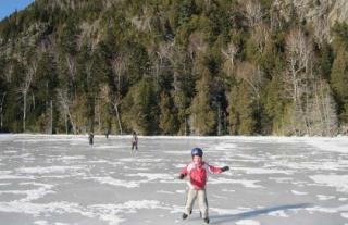 Ice Skating at Wee Wah Park | Tuxedo Park, NY